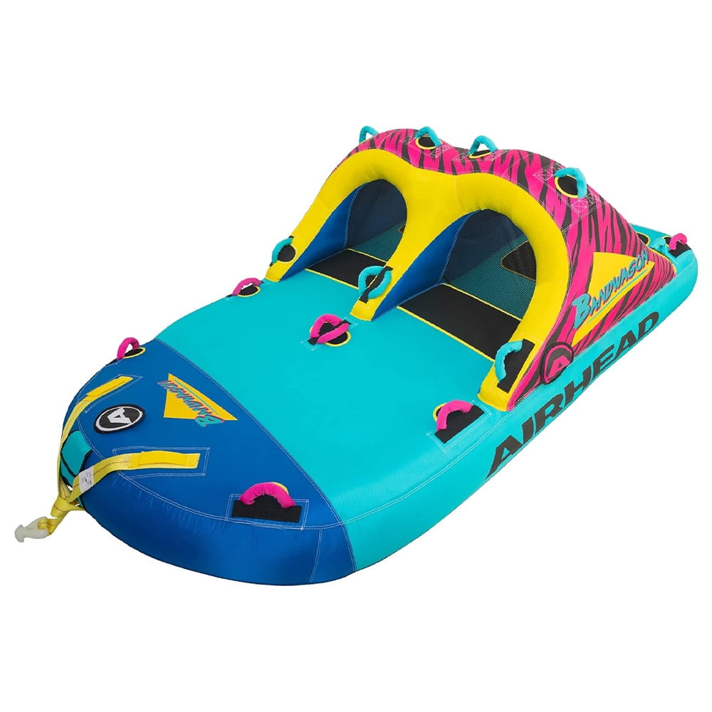 Airhead Airhead Bandwagon 2+2, 4 Rider Towable Tube - Walmart.com