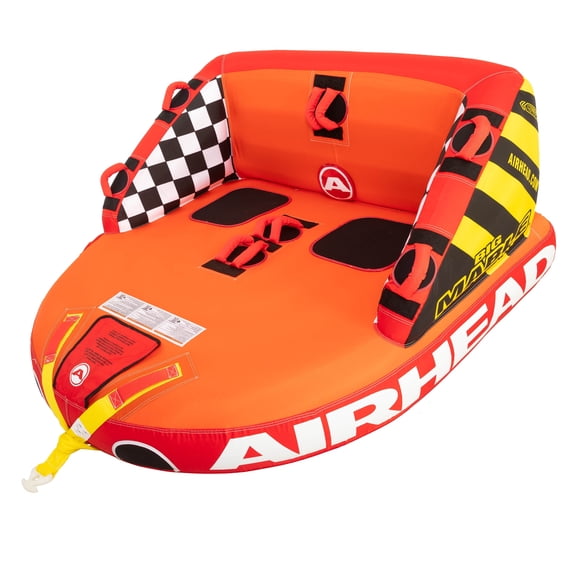 Airhead Big Mable Towable Boat Tube, Fits up to 2 People, Dual Tow ...