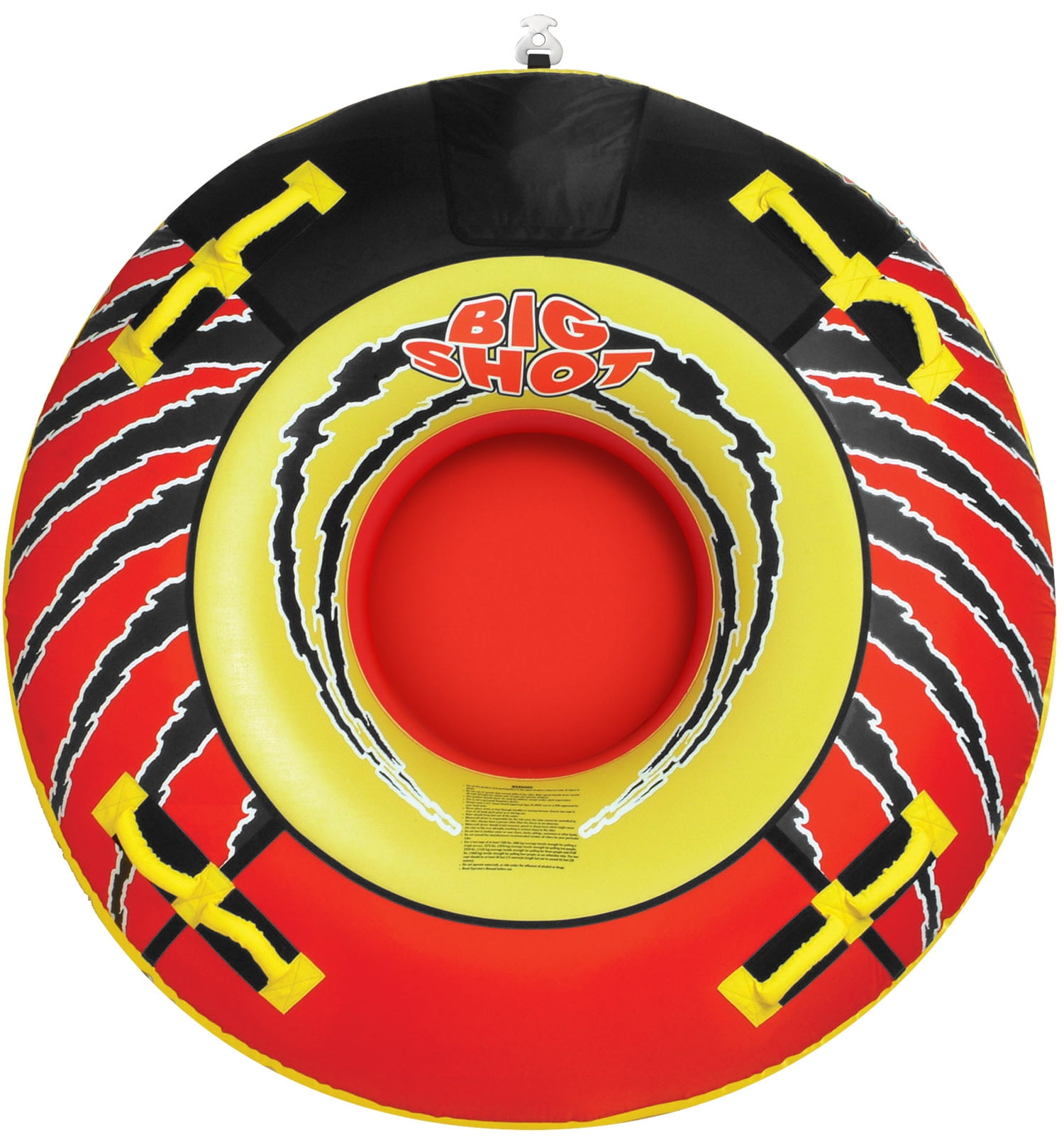 Airhead Big Shot Towable Tube for Boating, Quadruple Rider, Open Top ...