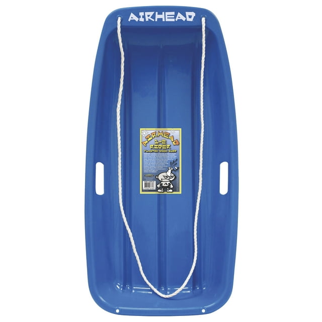Airhead Classic Plastic 36 Inch Snow Sled, Blue, 1-2 Riders - Walmart.com
