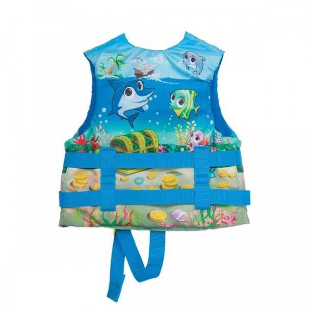 Airhead Ocean Treasure Kids 30-50 Lb Zippered Childrens Life Vest ...