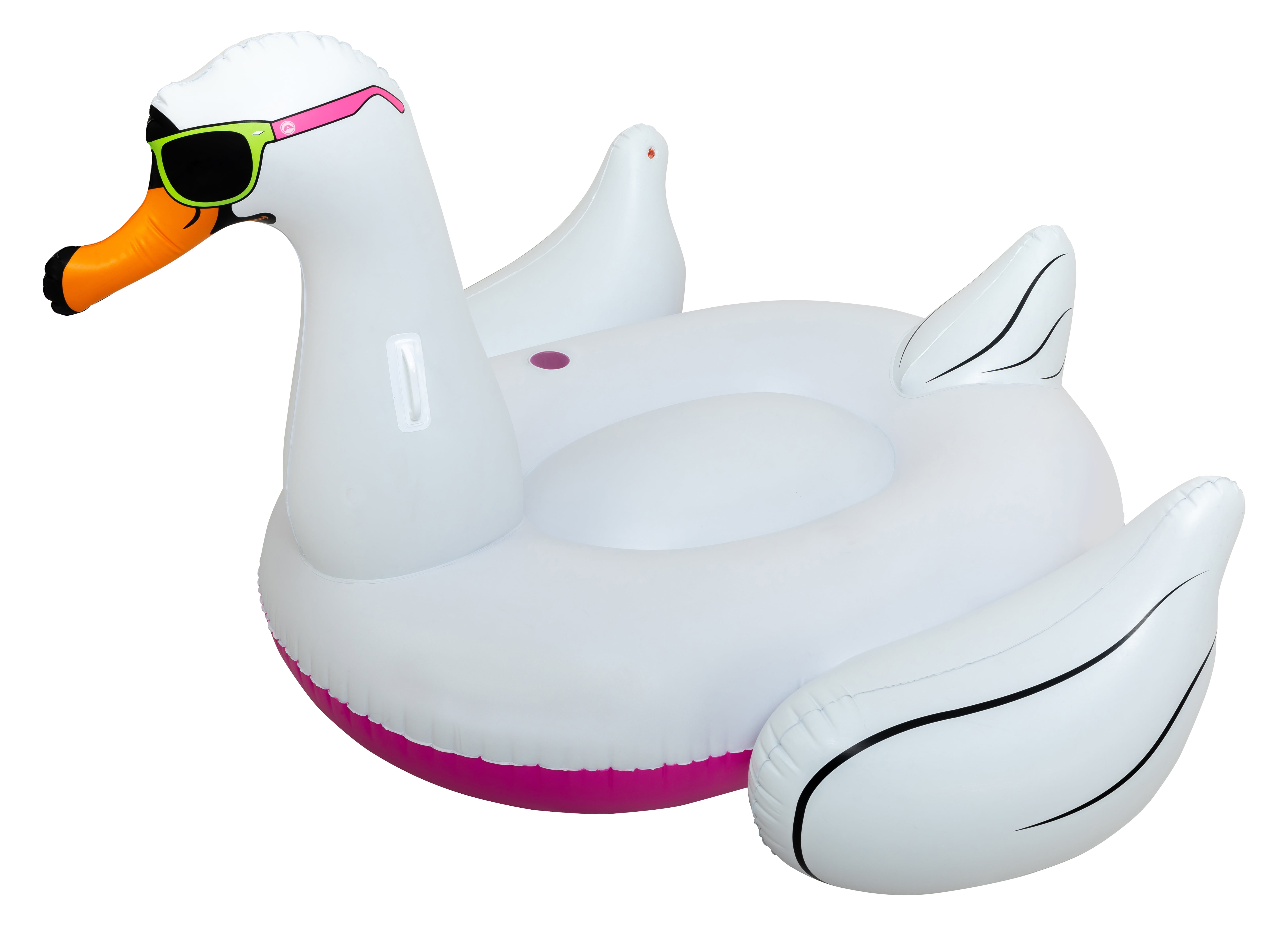 Airhead Cool Swan Pool Float, White - Walmart.com