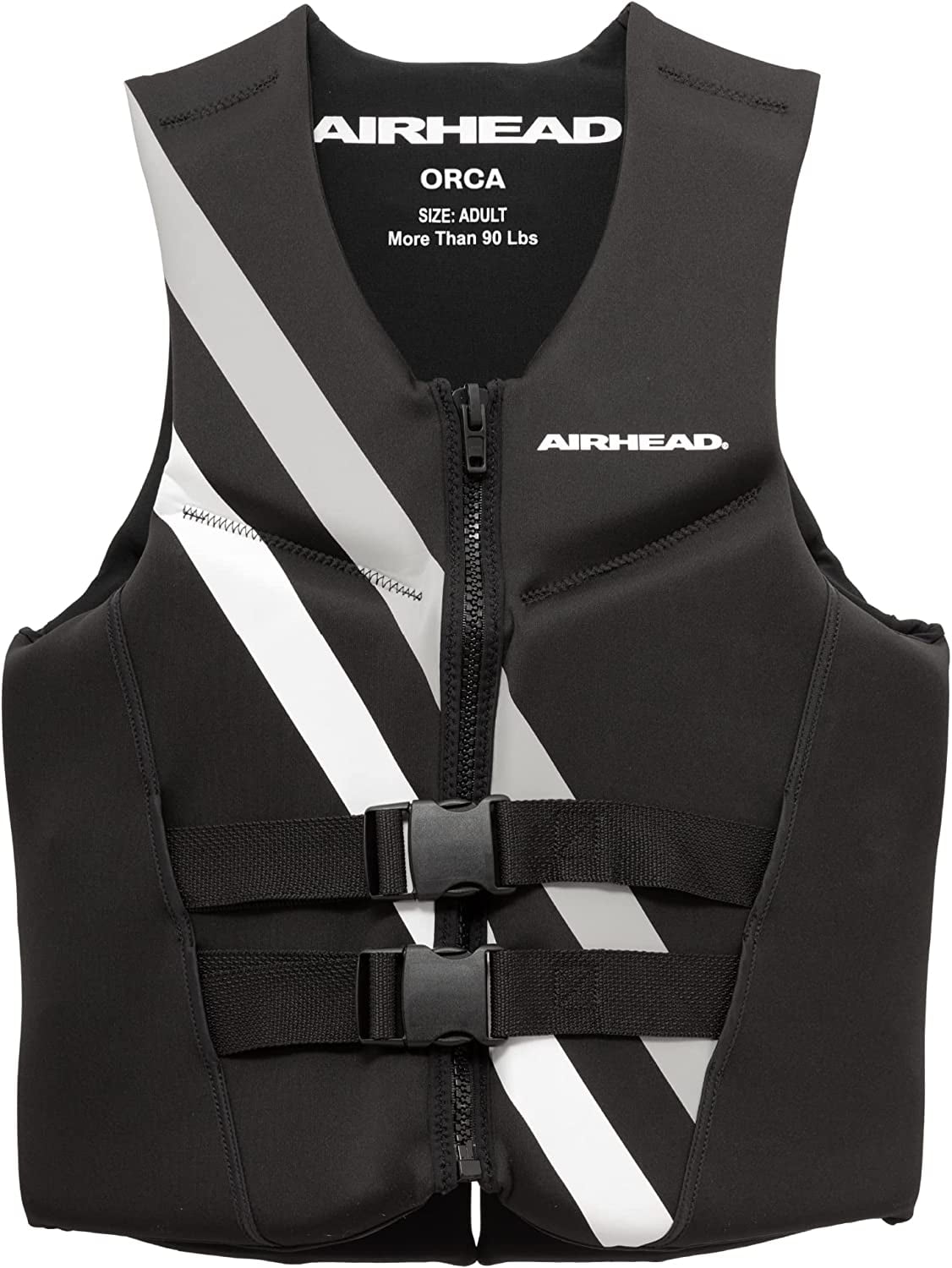 Airhead Orca Neoprene Kwik-Dry Neolite Life Jacket, USCG Approved Adult ...