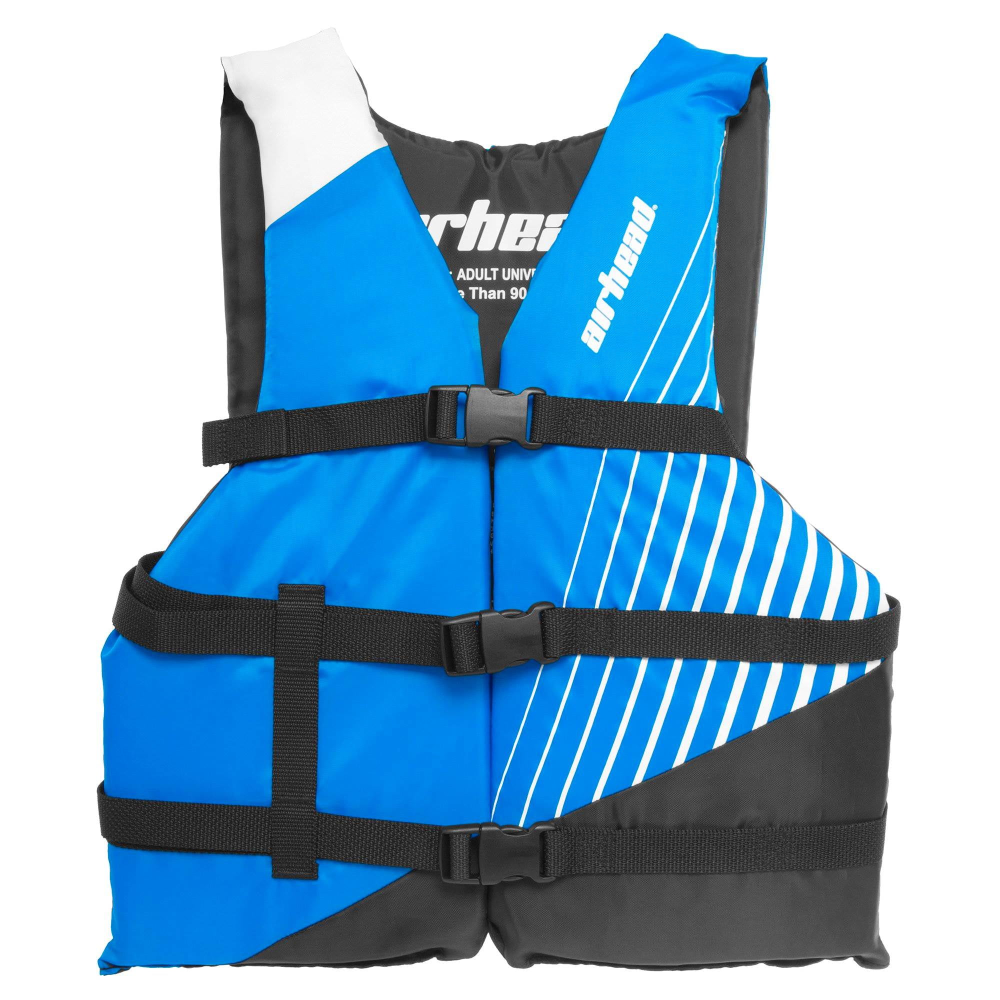Airhead Ramp Adult Universal Oversize Open Sided Boating Blue Life Vest ...