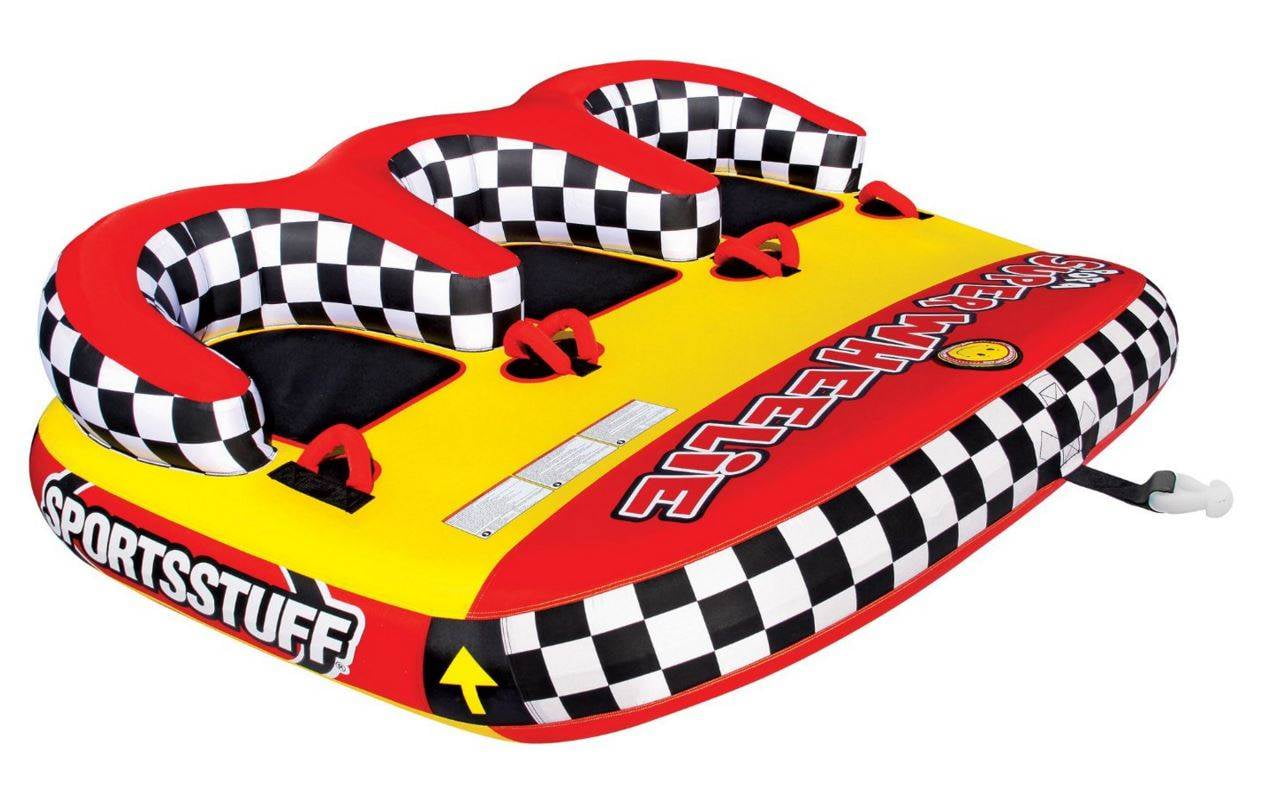 Airhead SPORTSSTUFF Popa Super Wheelie Triple Rider Boat Towable Tube ...