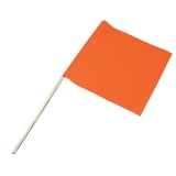 Airhead Bright Orange Vinyl Water Ski Flag, 24 inch Pole, 12 in. x 15 ...
