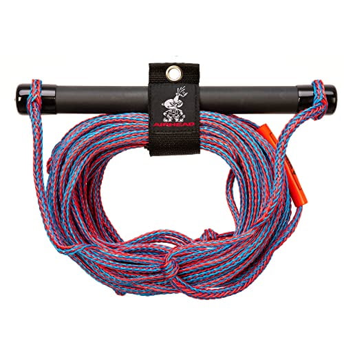 Airhead Water Ski Tow Rope with Tractor-Grip, Blue/Red, 75 Ft ...