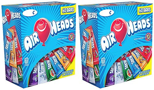 Airheads Bars, Chewy Fruit Candy, Variety Pack, 60 Count (2 Pack ...