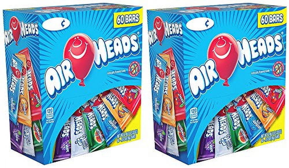 Airheads Bars, Chewy Fruit Candy, Variety Pack, 60 Count (2 Pack ...