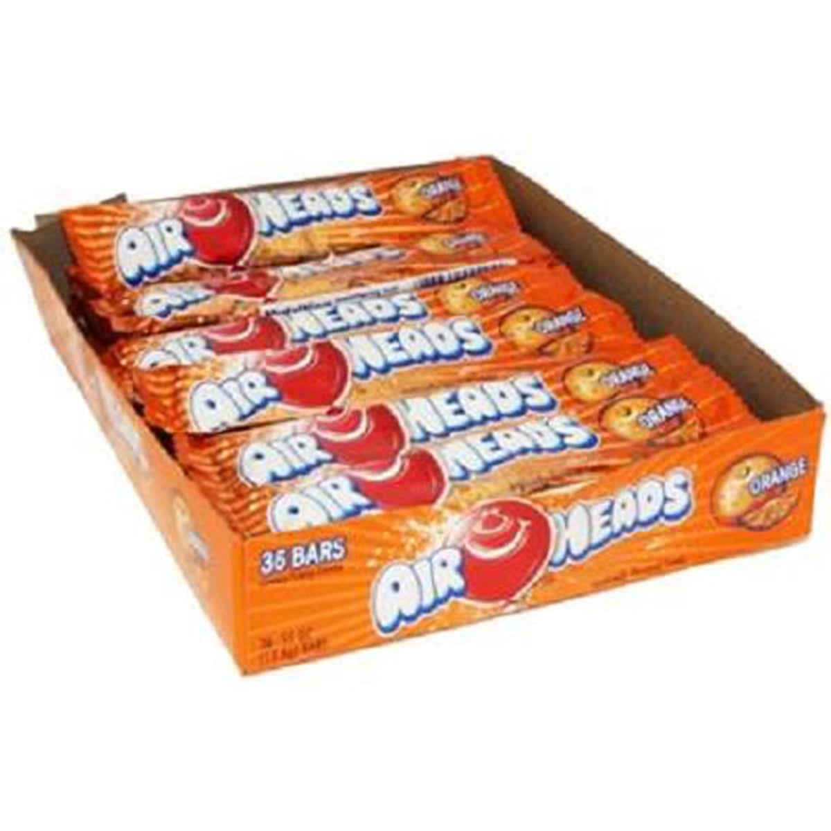 Airheads Bars, Orange, 0.55 Ounce (Pack of 36) - Walmart.com