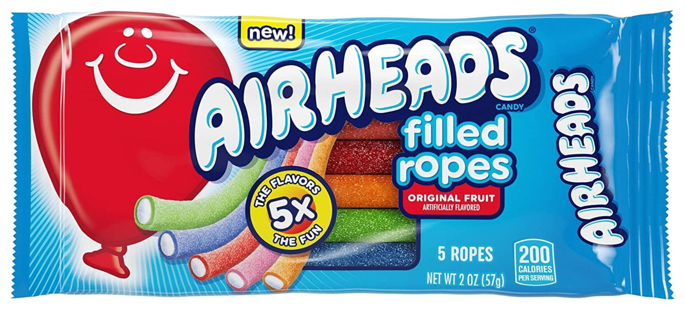 Airheads Fruit Flavored Filled Ropes - Walmart.com