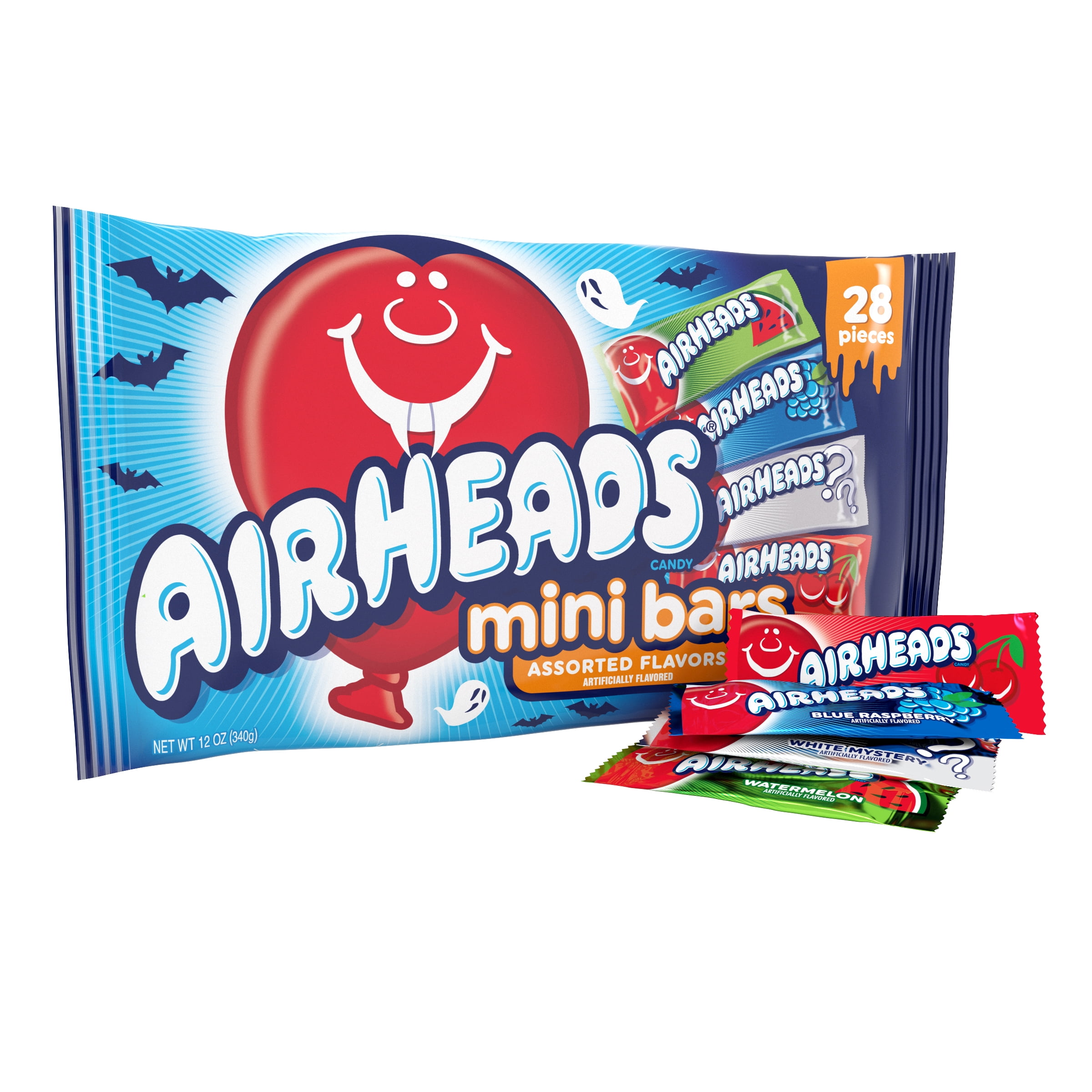 Airheads Halloween Candy Variety Bag, Individually Wrapped Assorted ...