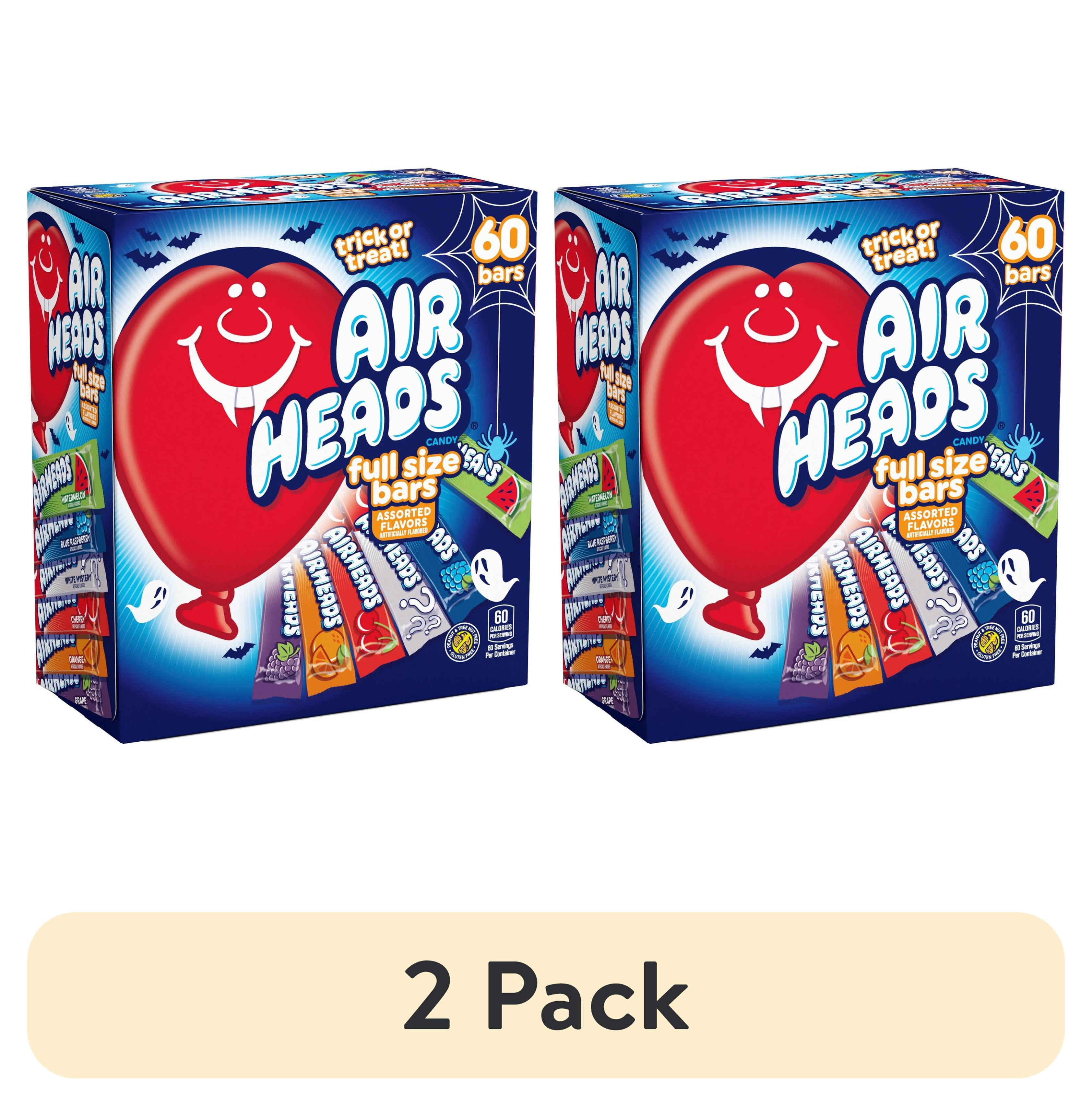 (2 pack) Airheads Halloween Chewy Candy Bars, Assorted, Nut Free ...