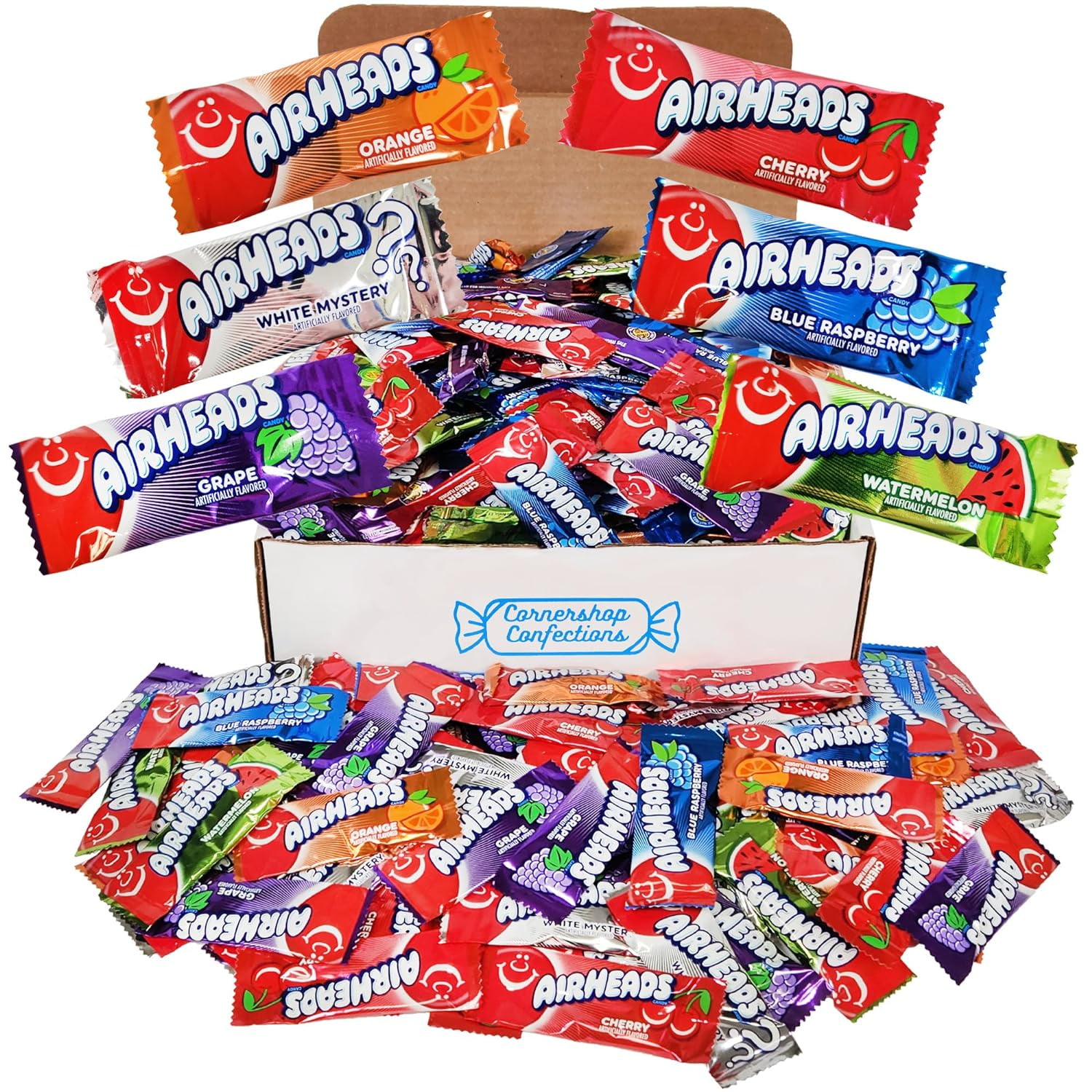 Airheads Minis Bulk Pack - 5 Pounds Total - 6 Different Flavors ...