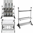 "Airkoul Fishing Rod Holder, 24-Rod Storage Rack, Portable Aluminum ...