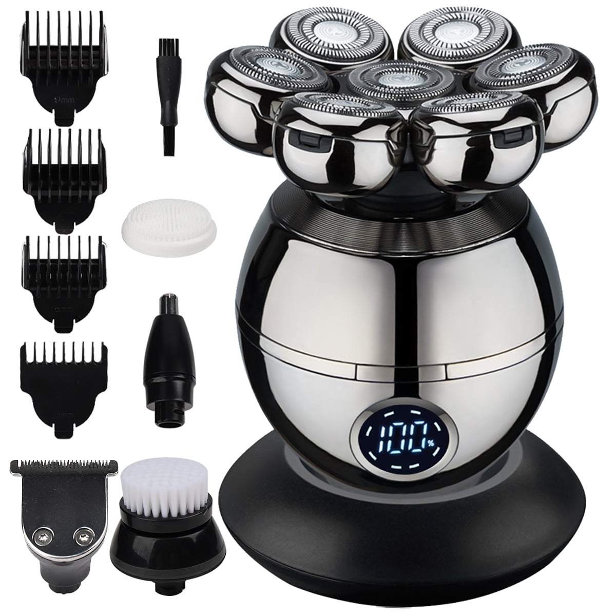 Airkoul Father's Day 7 Heads 5 IN 1 Hair Clippers Trimmer Shaver ...