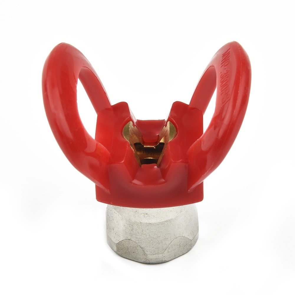 Airless Paint Spray Gun Flat Tip Nozzle Guard (Red) - Walmart.com