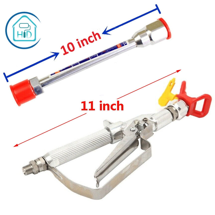 Airless Paint Spray Inline gun 3600PSI With 517 Tip and 10 inch ...