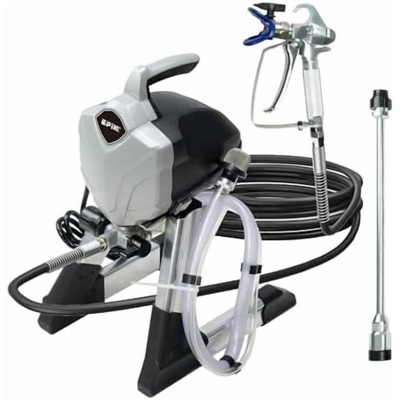 Airless Paint Sprayer 3000PSI High Pressure Paint Gun with 650W ...