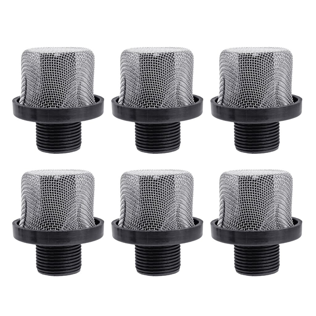 Airless Paint Sprayer Inlet Strainers 6Pack 3/4Inch Threaded for ProX17 ...