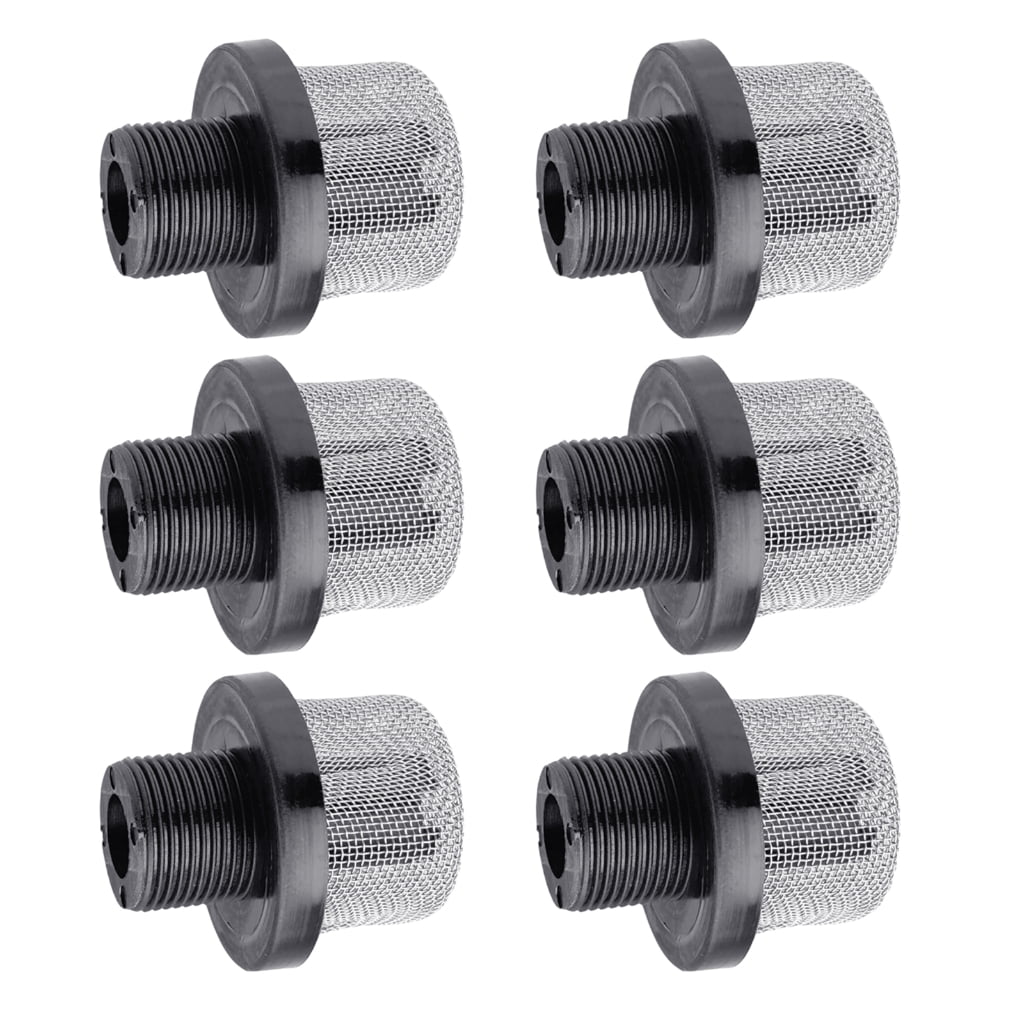 Airless Paint Sprayer Inlet Strainers 6Pack 3/4Inch Threaded for ProX17 ...