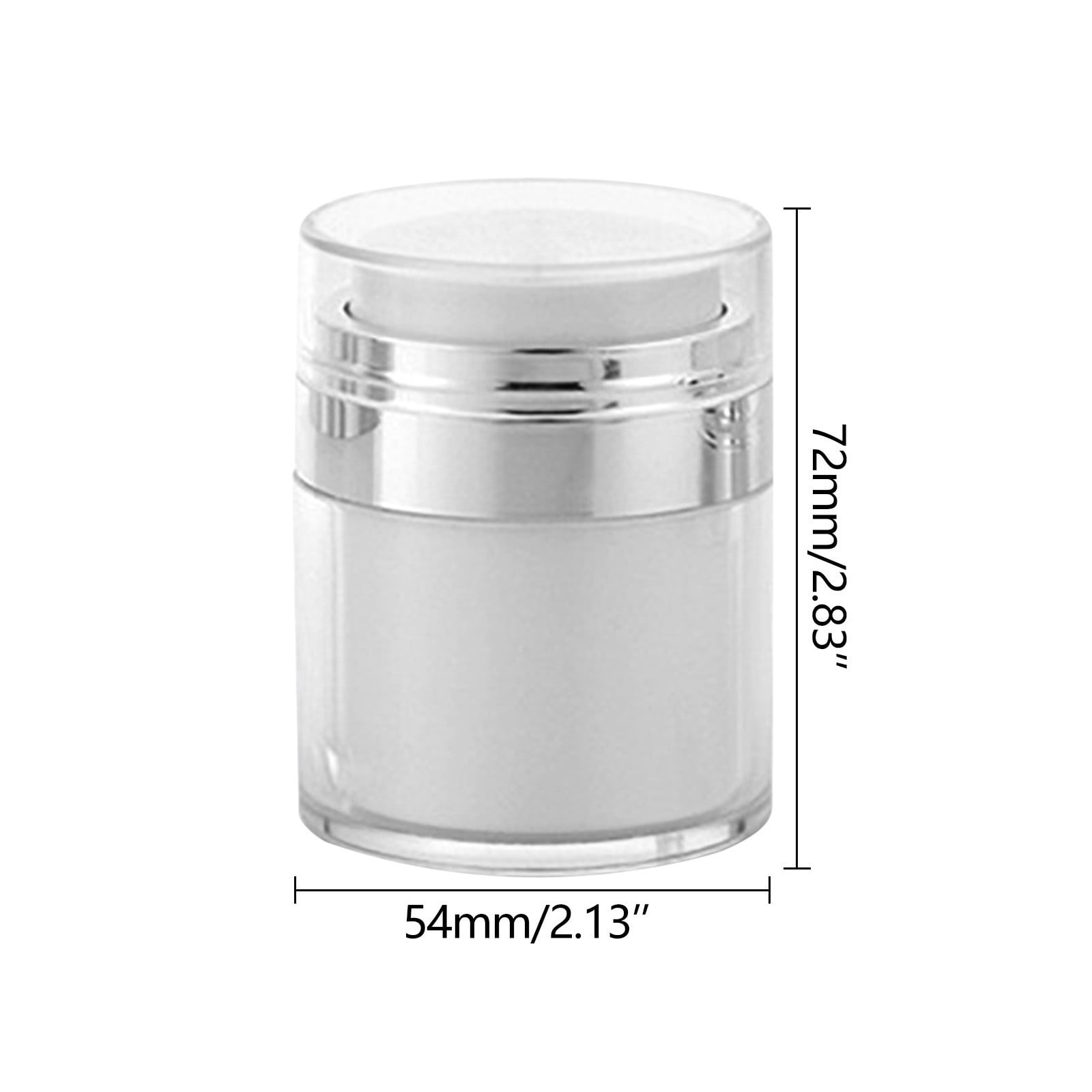 Airless Pump Bottle Empty Airless Cosmetic Container, Airless Pump Jars 15/30/50Ml, Vacuum Cream ...