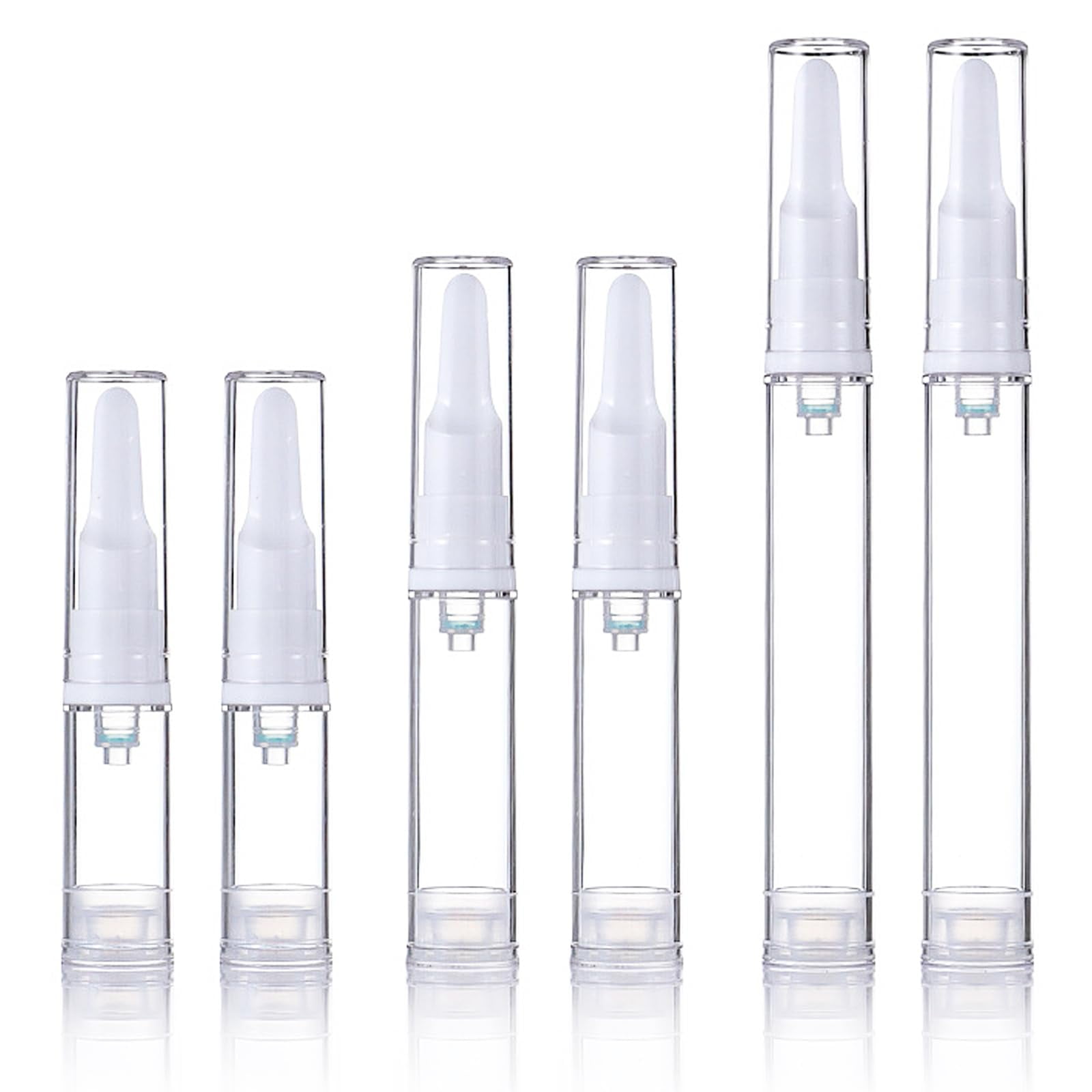 Airless Pump Jars, Traveling Airless Pump Bottles Set, Empty Refillable ...