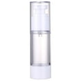 Airless Pump Press Bottle Empty Vacuum Lotion Bottles Clear Containers ... Airless Pump Press Bottle Empty Vacuum Lotion Bottles Clear Containers ...