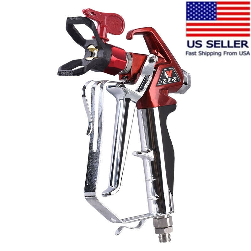 Airless Spray Gun 538020 RX-Pro Red Series w/ 517 Tip & Guard Titan ...