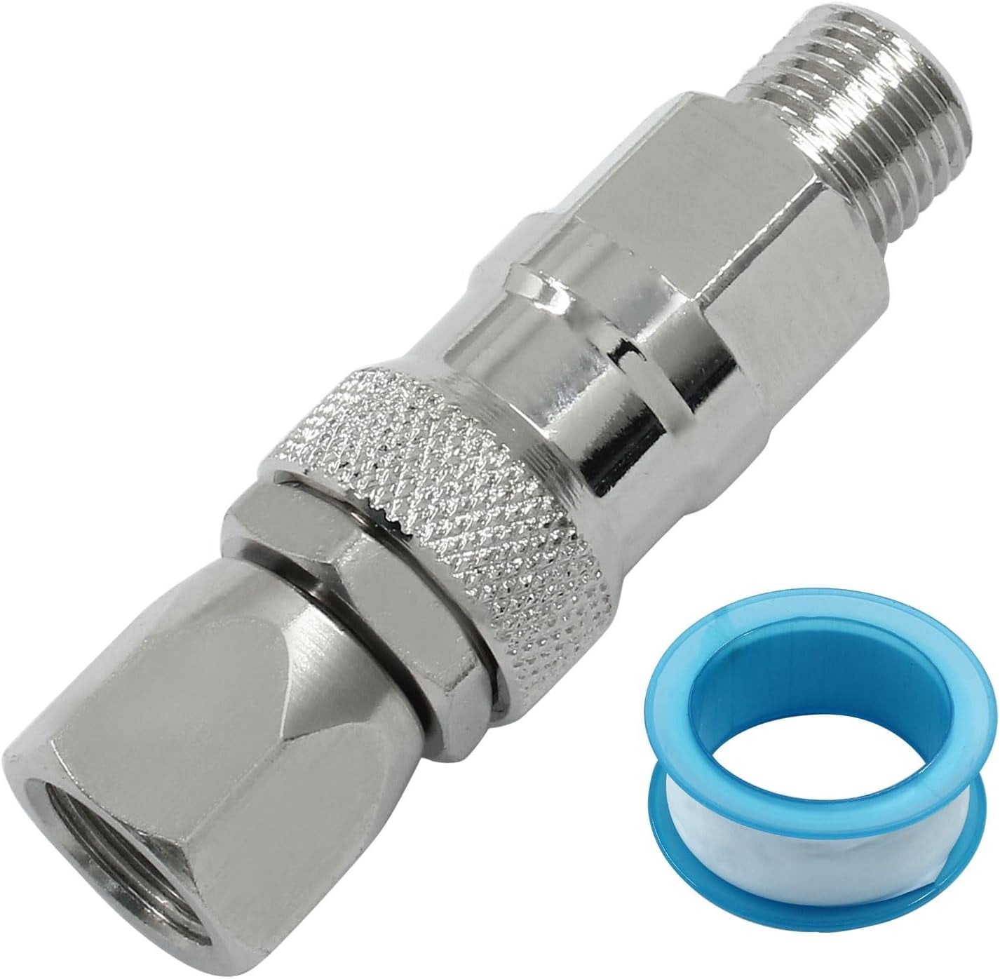 Airless Spray Gun Swivel Joint, Sprayer Joint 1/4-Inch 360 Degrees ...
