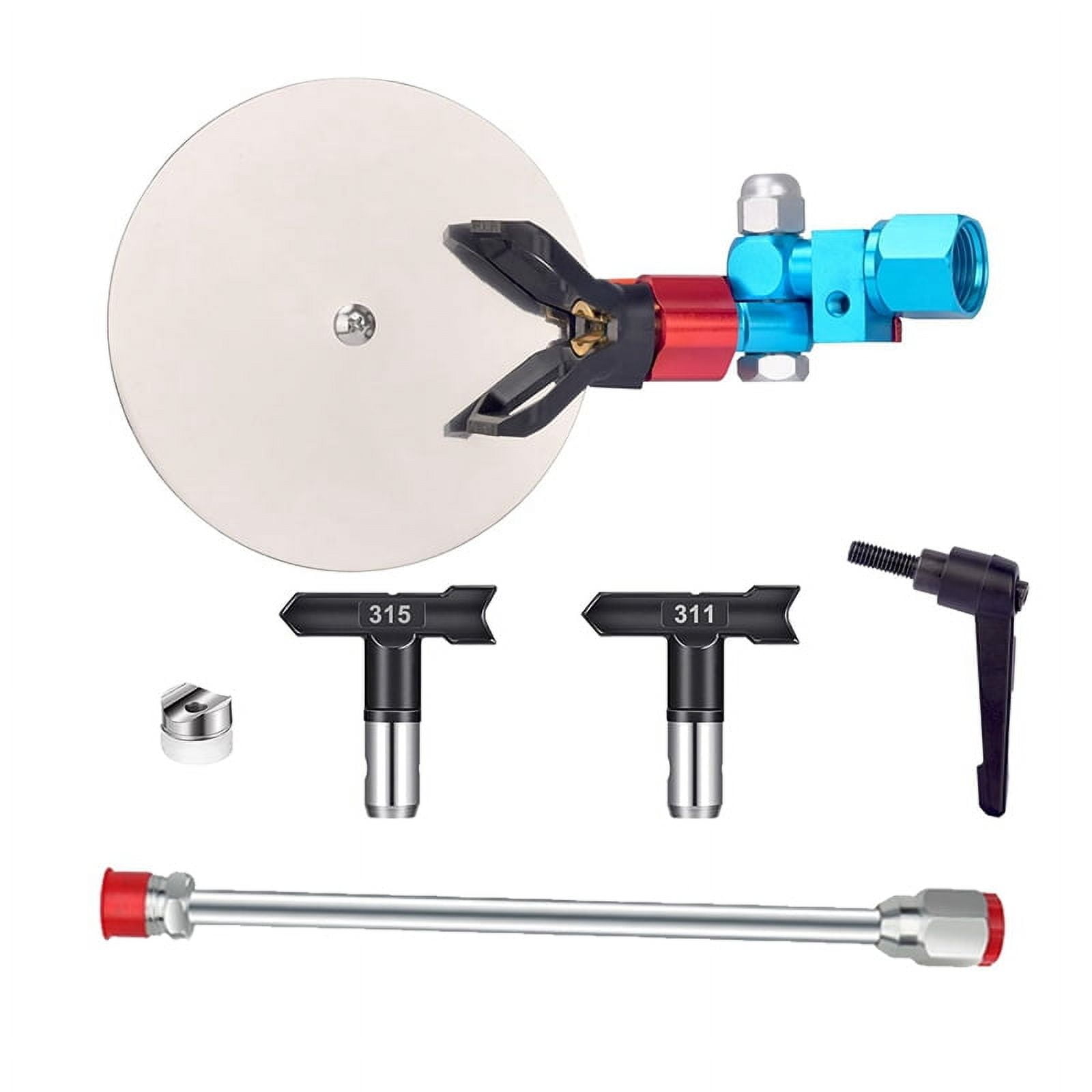 Airless Sprays Guide Tool Kit with 311 315 Tips and 10in Extension Pole ...