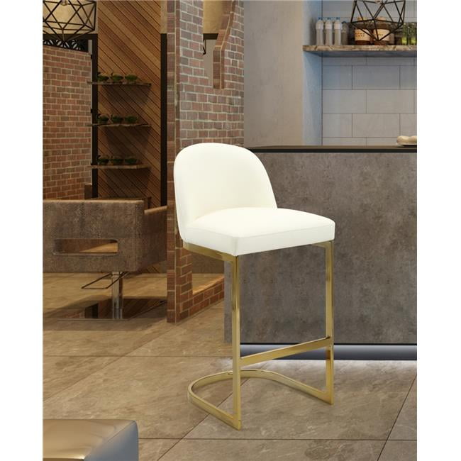 Airlie Bar Stool Chair with PU Leather Upholstered Armless Design Half ...
