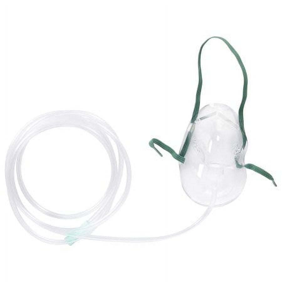Vyaire Medical Adult Oxygen Mask, Vinyl, Medium Elongated Style ...