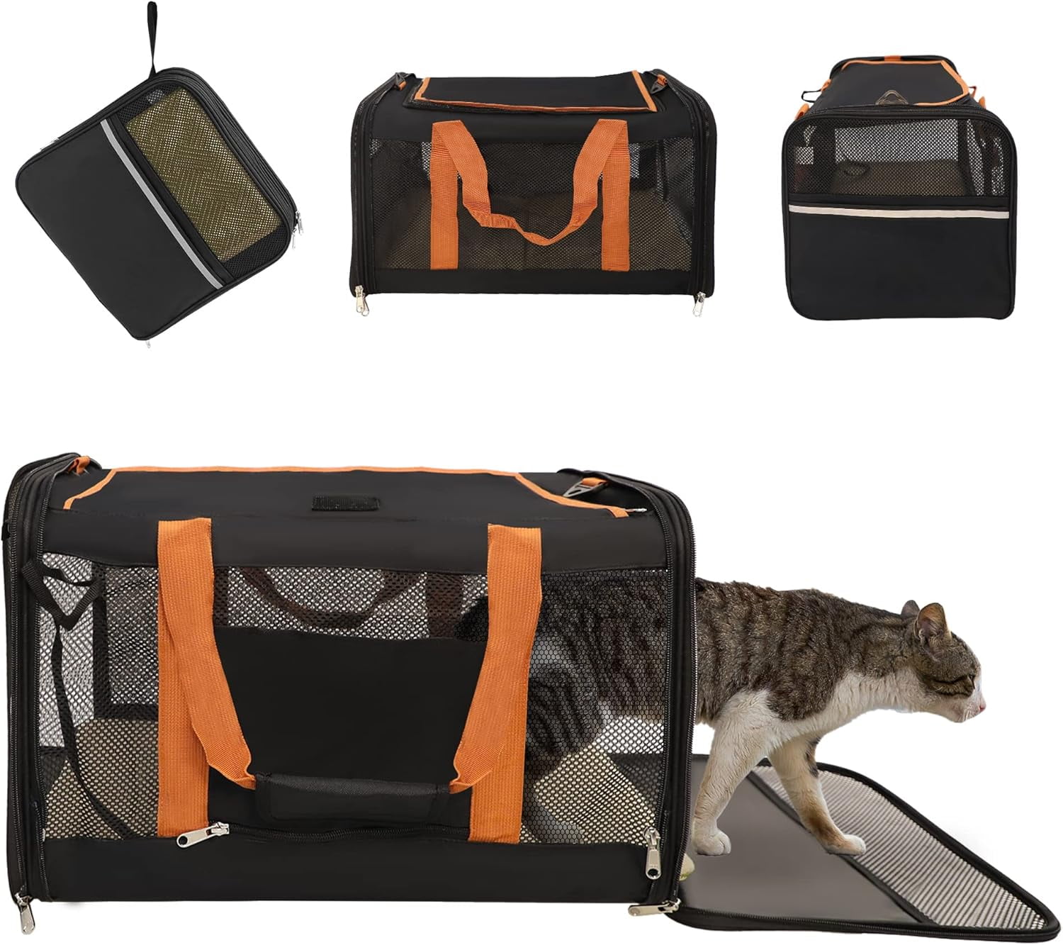 Airline Approved Big Pet Carriers,Soft Sided Collapsible Pet Travel ...