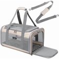 Airline Approved Pet Carrier for Cats and Small Dogs, Breathable and ...