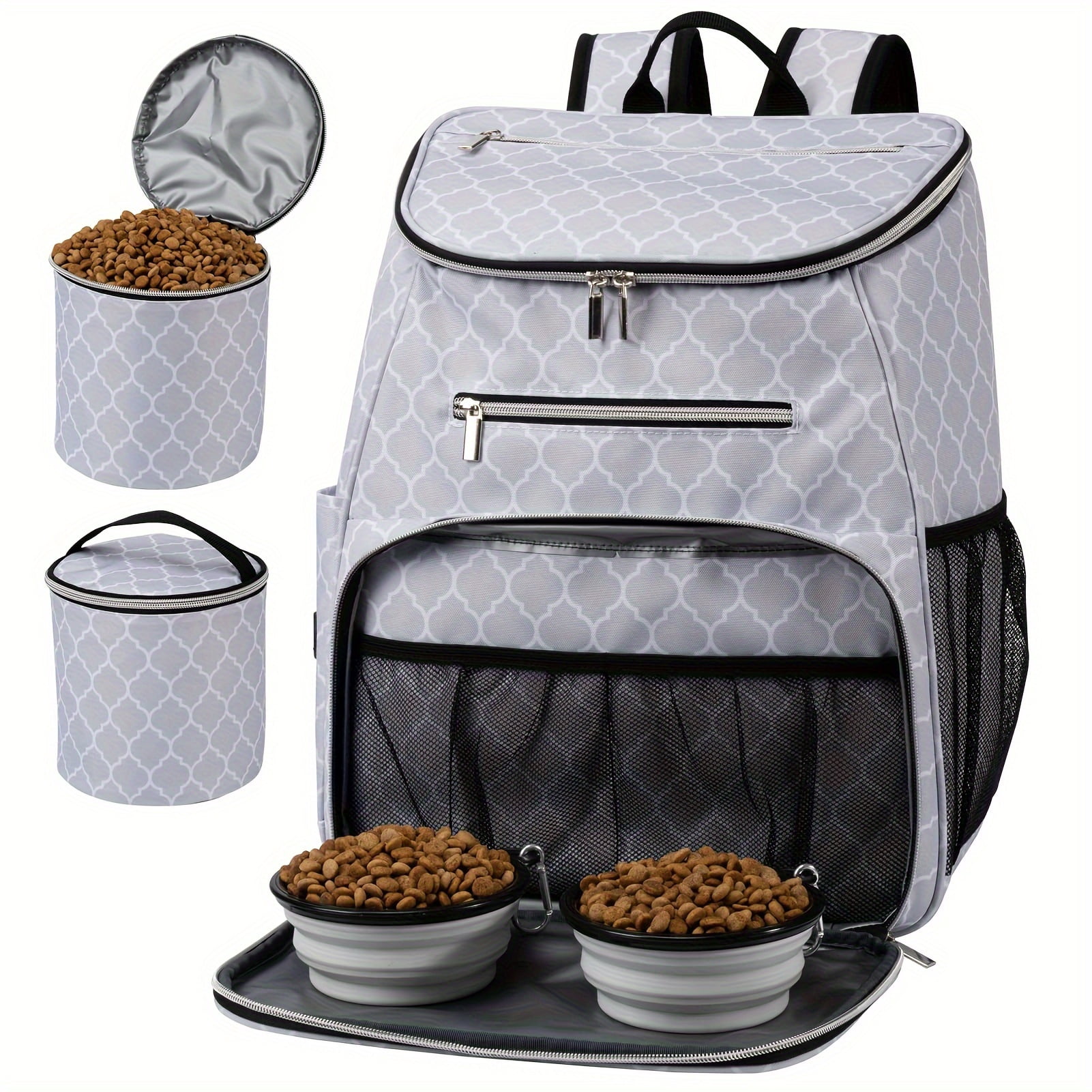 Airline-Approved Pet Travel Backpack - Light Blue Dog Carrier with ...
