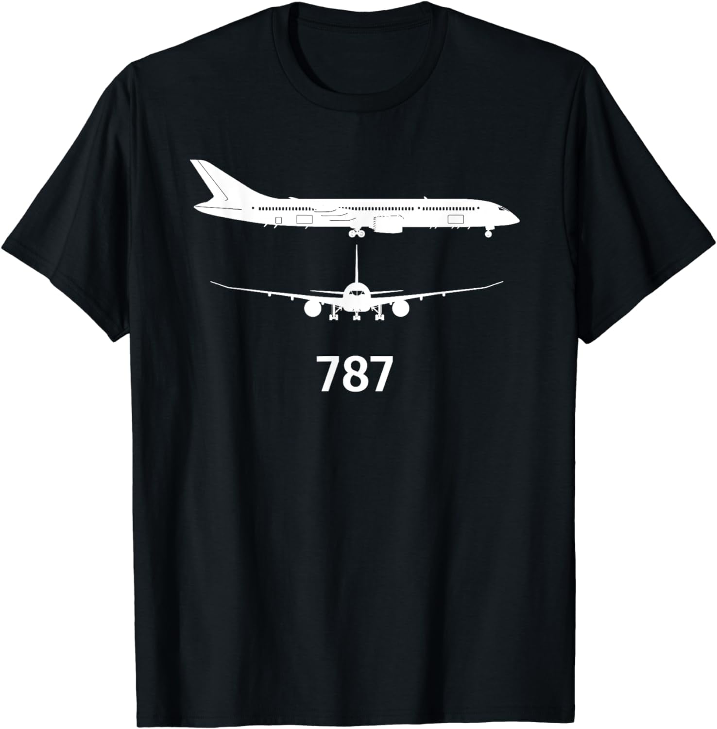 Airliner 787 plane 787 aircraft 787 jet airplane pilot T-Shirt ...
