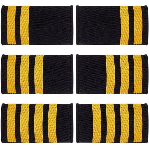 Airlines Pilot Uniform Epaulets Traditional Professional Aviators ...