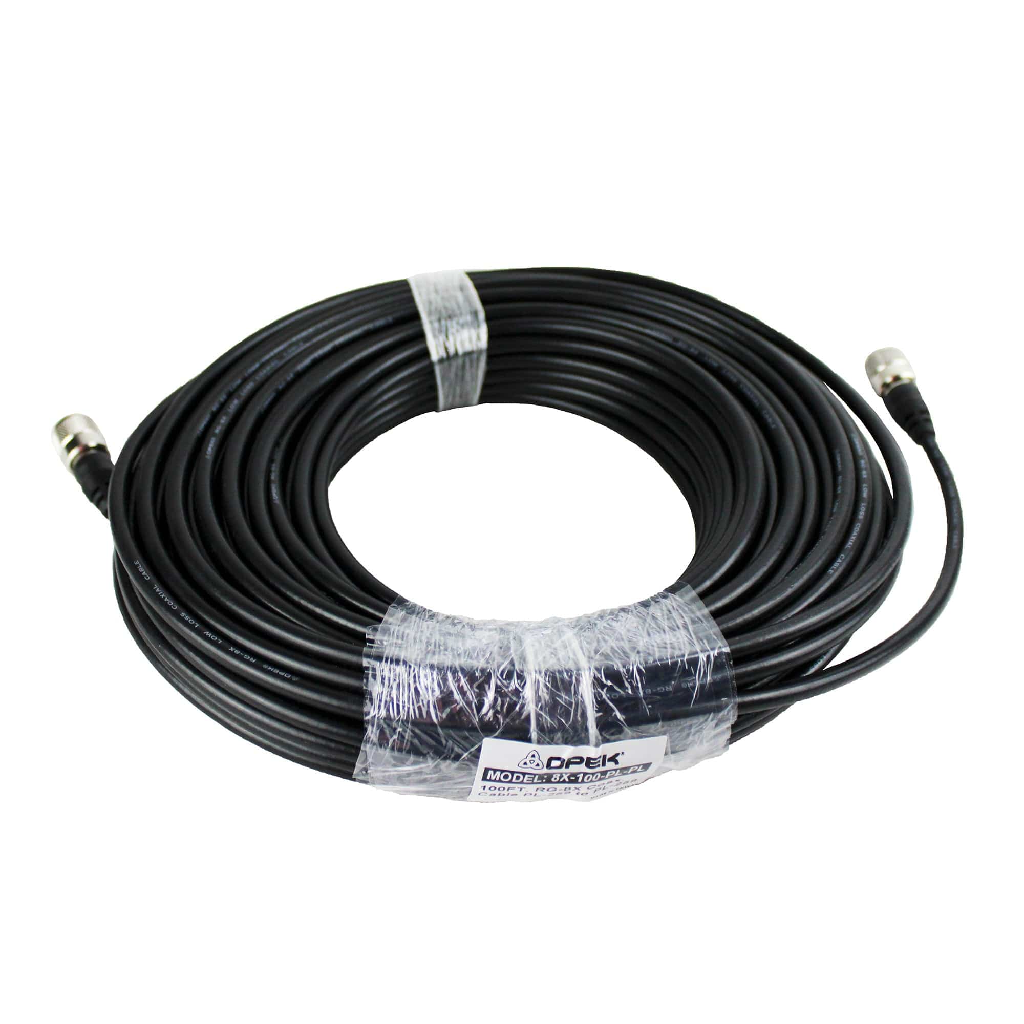 Airlink 8X-100-PL-PL 100 foot Coax Cable for CB / Ham Radio w/ PL259 ...