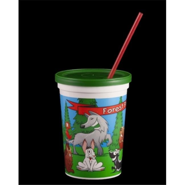 Airlite Plastics Co. Fun Kids Cup - Forest Friends - Walmart.com