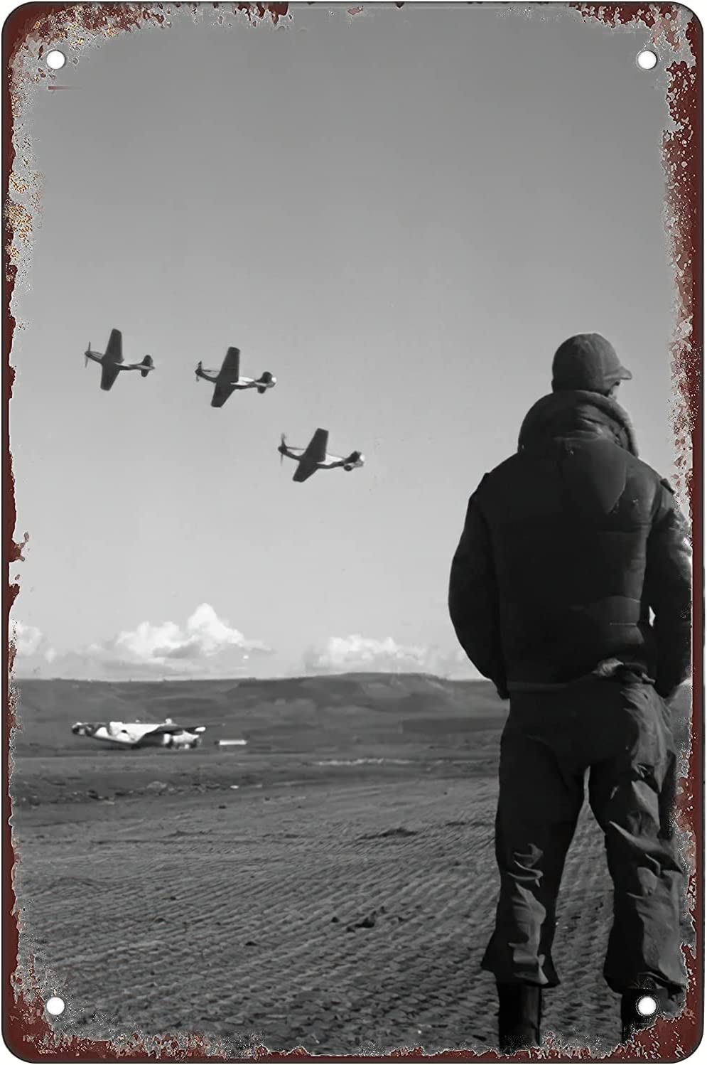 Airman Viewing Fighter Planes From The Ground Vintage Funny Sarcastic ...