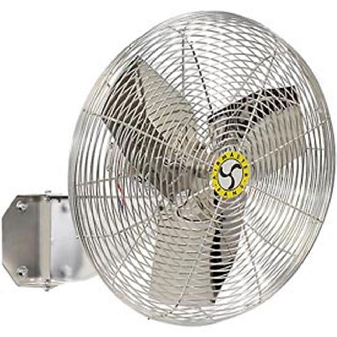Airmaster Fan 20"" Washdown Wall Mount Fan 1 Speed 2650 CFM 1/15 HP ...