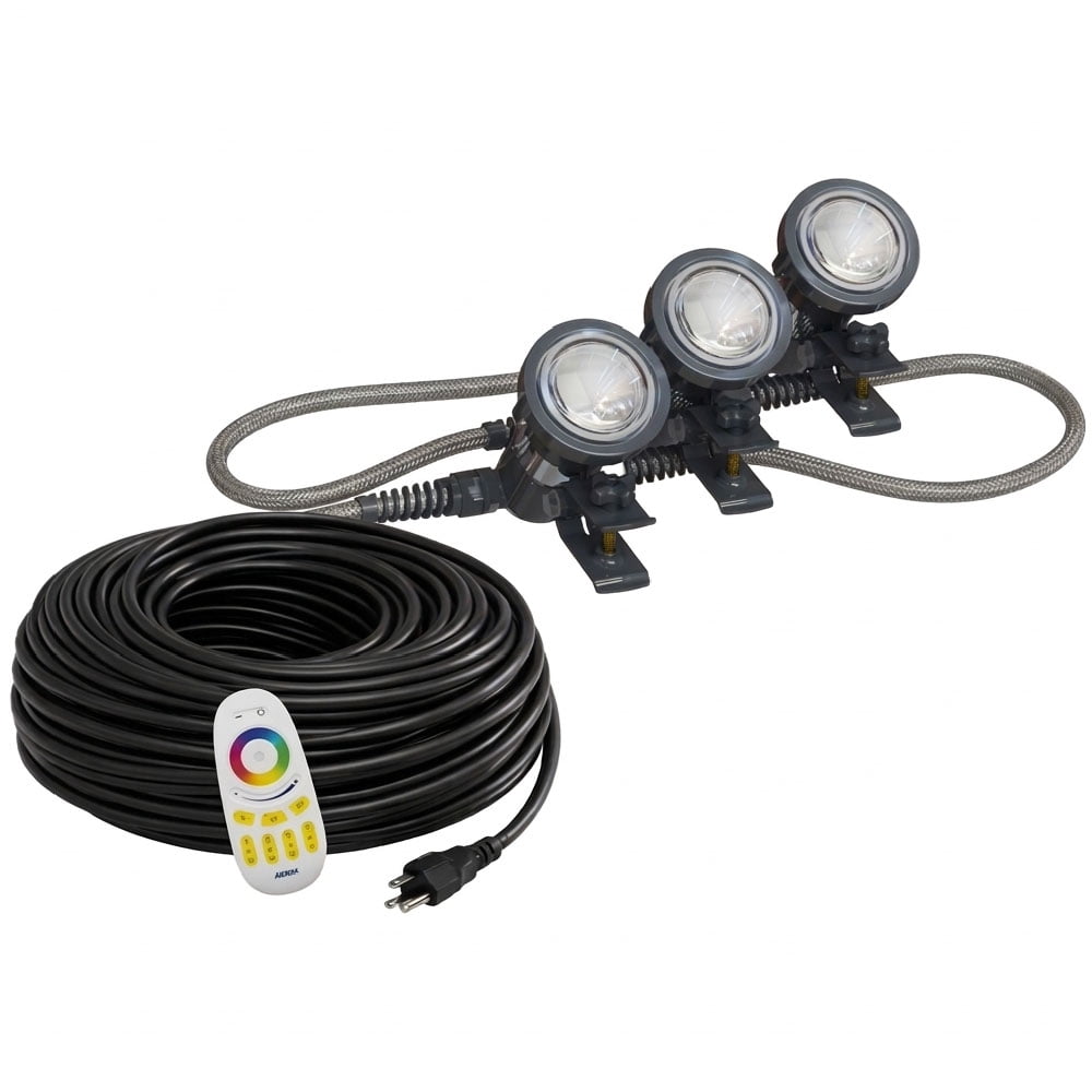 Airmax Color-Changing RGBW 3 LED Light Sets for EcoSeries 150' Standard ...