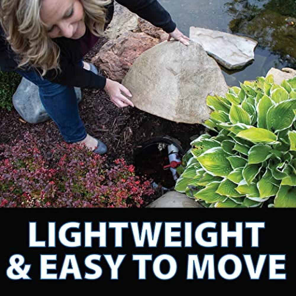 Airmax CrystalClear TrueRock Outdoor Faux Rock Cover, Artificial ...