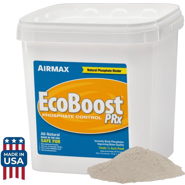 Airmax EcoBoost PRx Pond & Lake Phosphate Control, Natural Flocculant ...