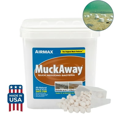 CrystalClear MuckOut, Pond & Lake Formula, Natural Pond Muck Remover ...