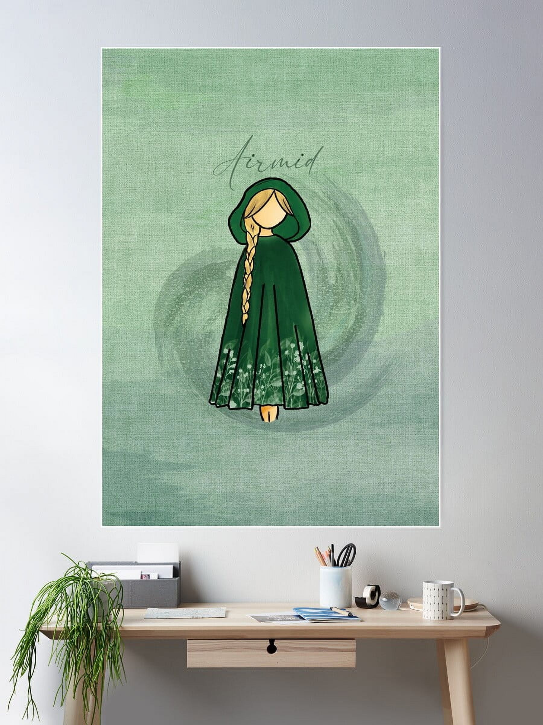 Airmid, Celtic Goddess Of Magical Herbalism Poster Wall Art, Modern ...