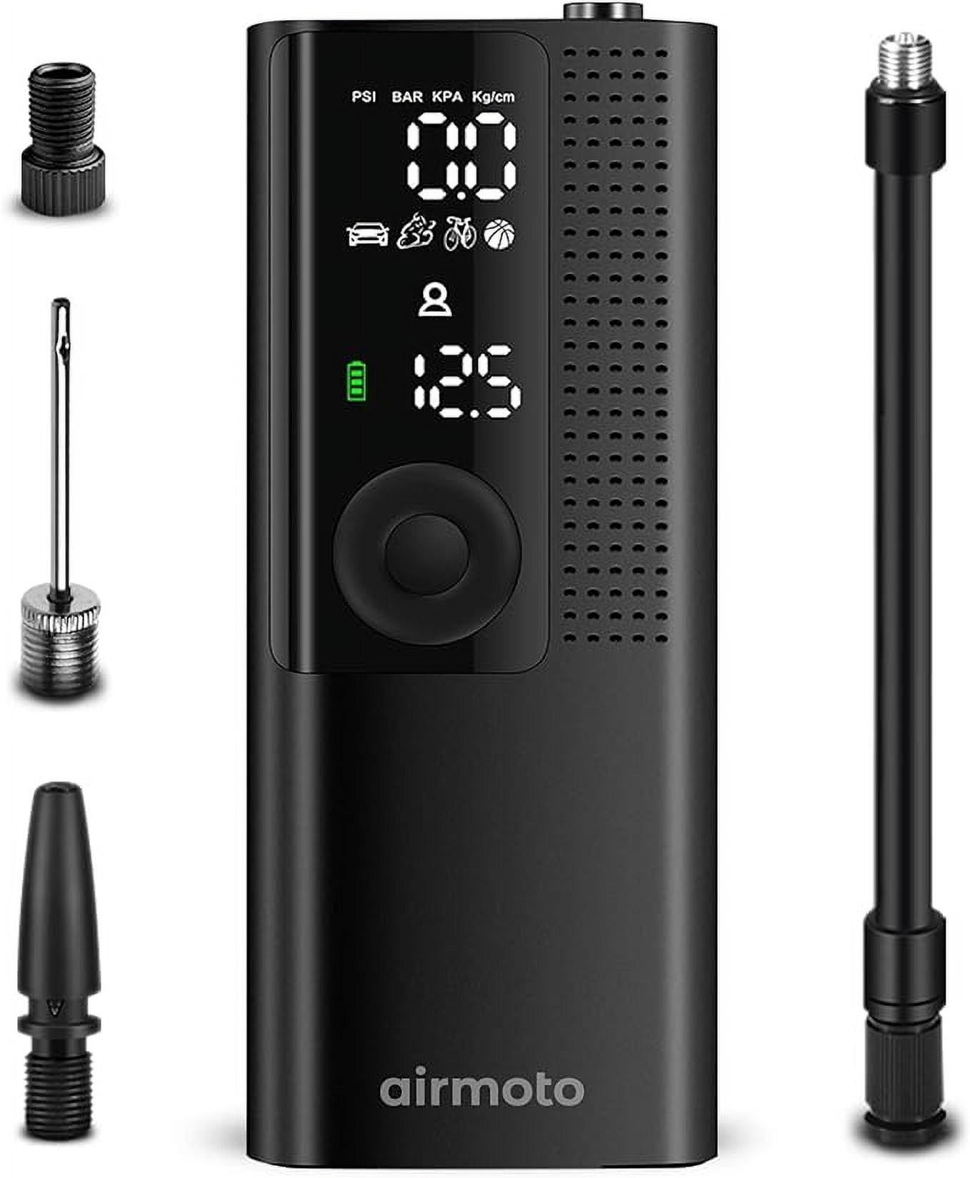 Airmoto Compact Auto Inflation Fast Tyre Inflator - Portable Air ...