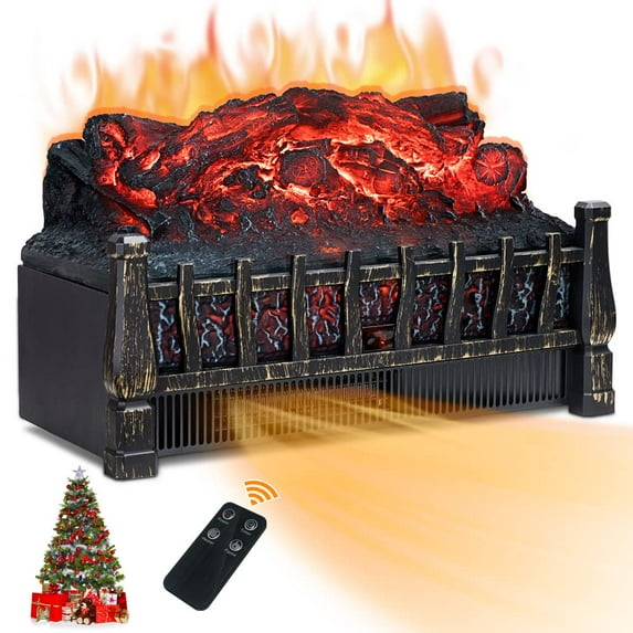 Airo Comfort 21-Inch Electric Fireplace Log Heater – Realistic Flame ...