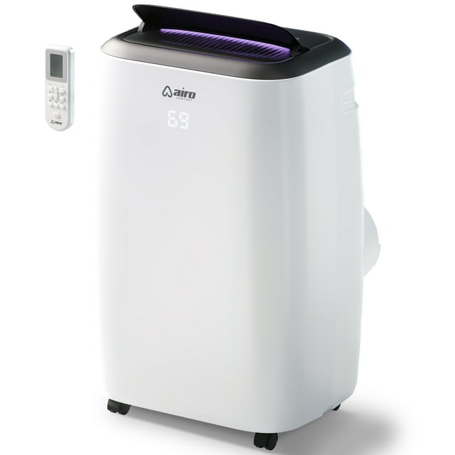 Airo Portable Air Conditioner 6000 BTU (8000 BTU ASHRAE), Standing AC Unit with DIY Window Kit ...